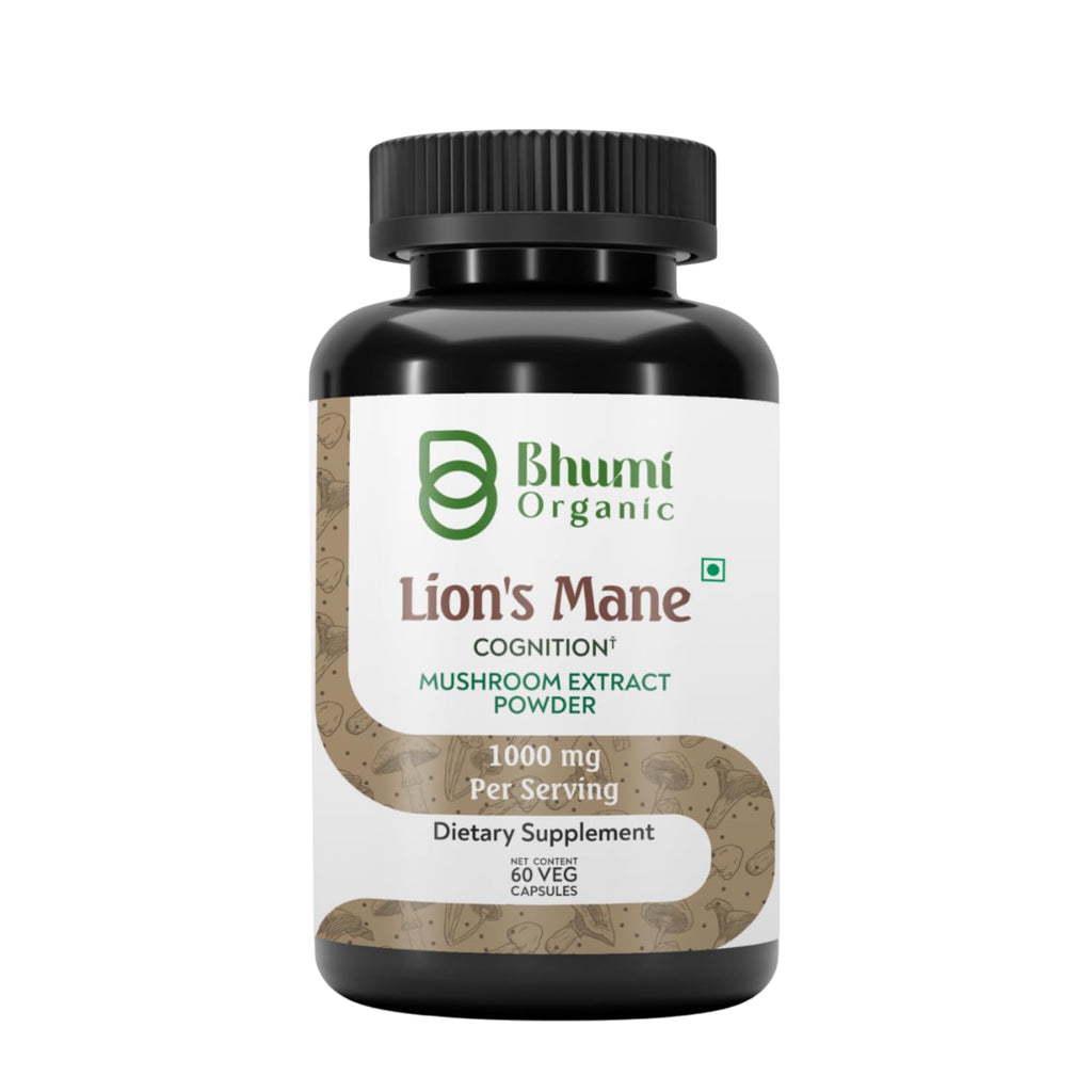 Lions Mane Mushroom cognitive support capsules