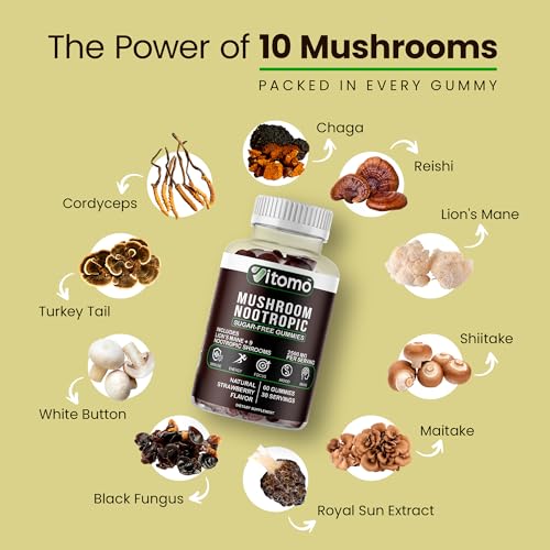 Lions Mane mushroom gummies for clarity