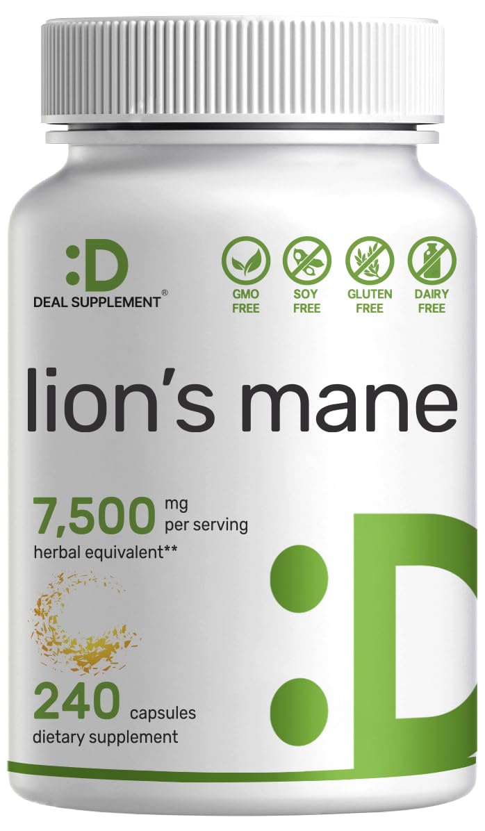Lions Mane mushroom supplement for brain health