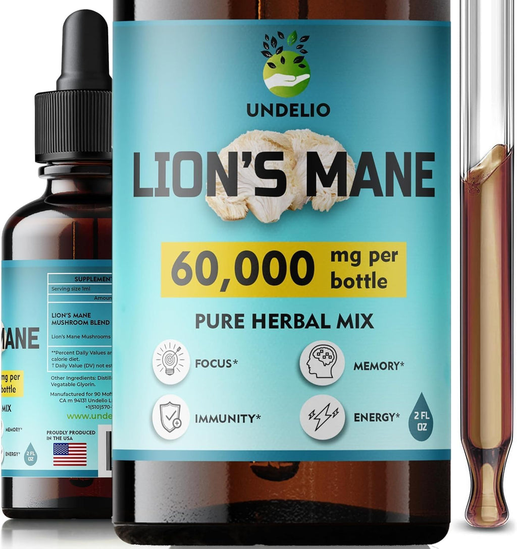 Lions Mane mushroom supplement for focus