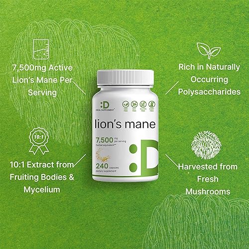 Lions Mane mushrooms for cognitive function