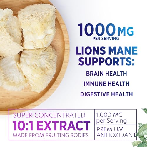 Lions Mane mushrooms for cognitive support