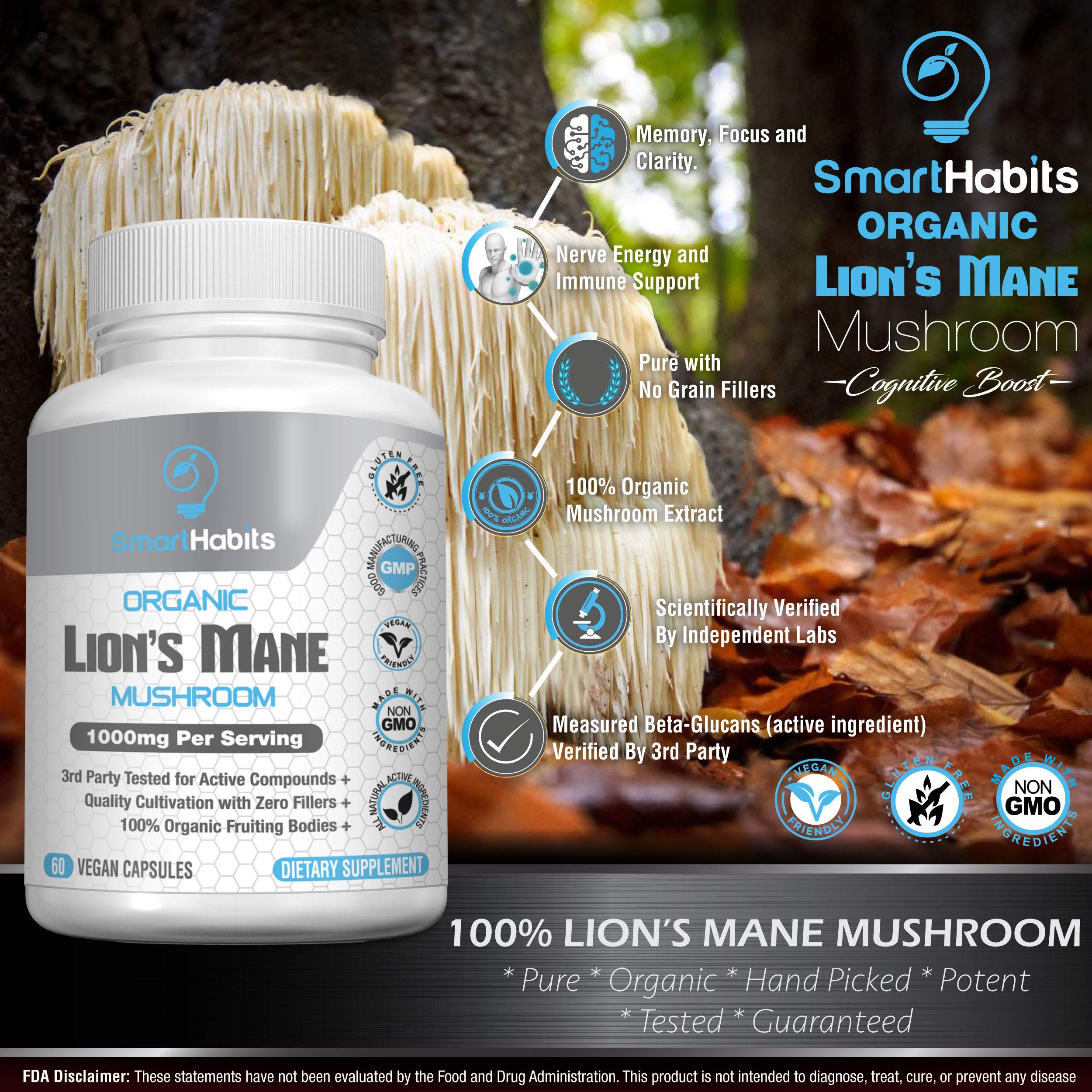 lions mane mushrooms for stress relief