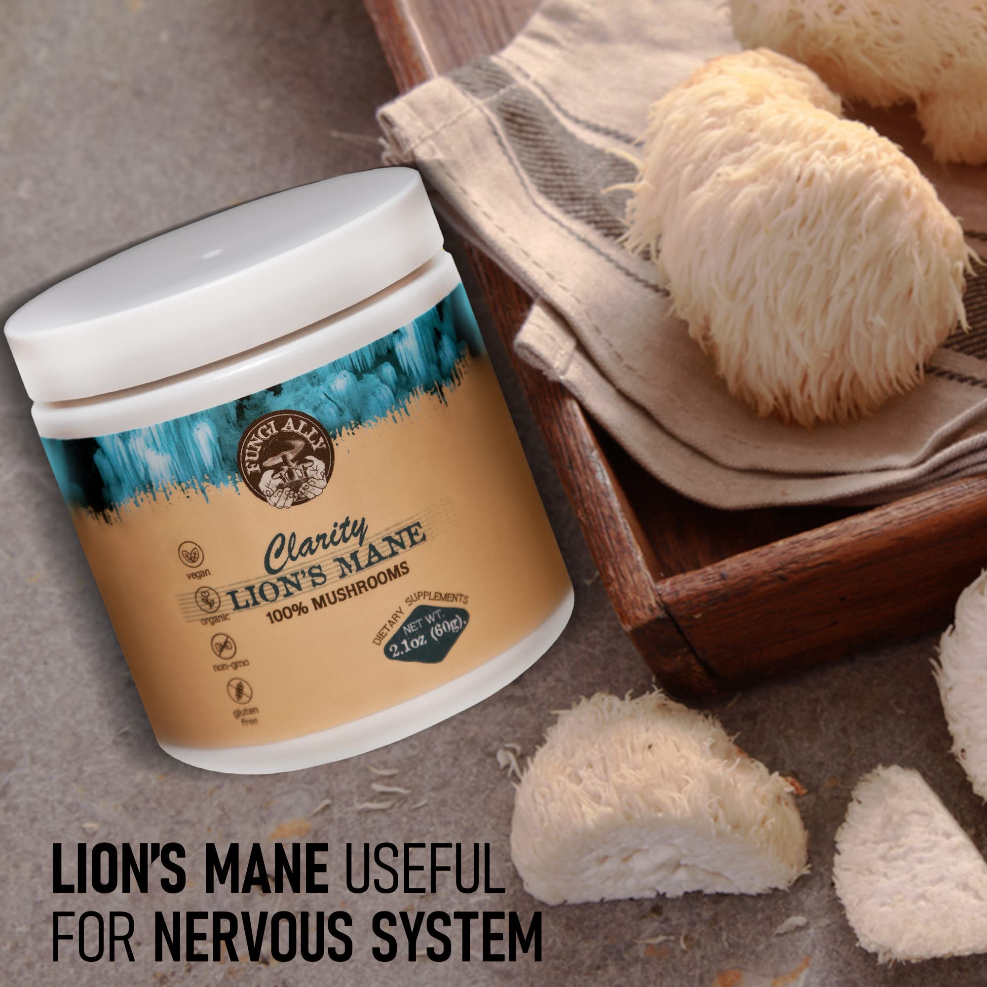 Lions Mane mushrooms for stress relief