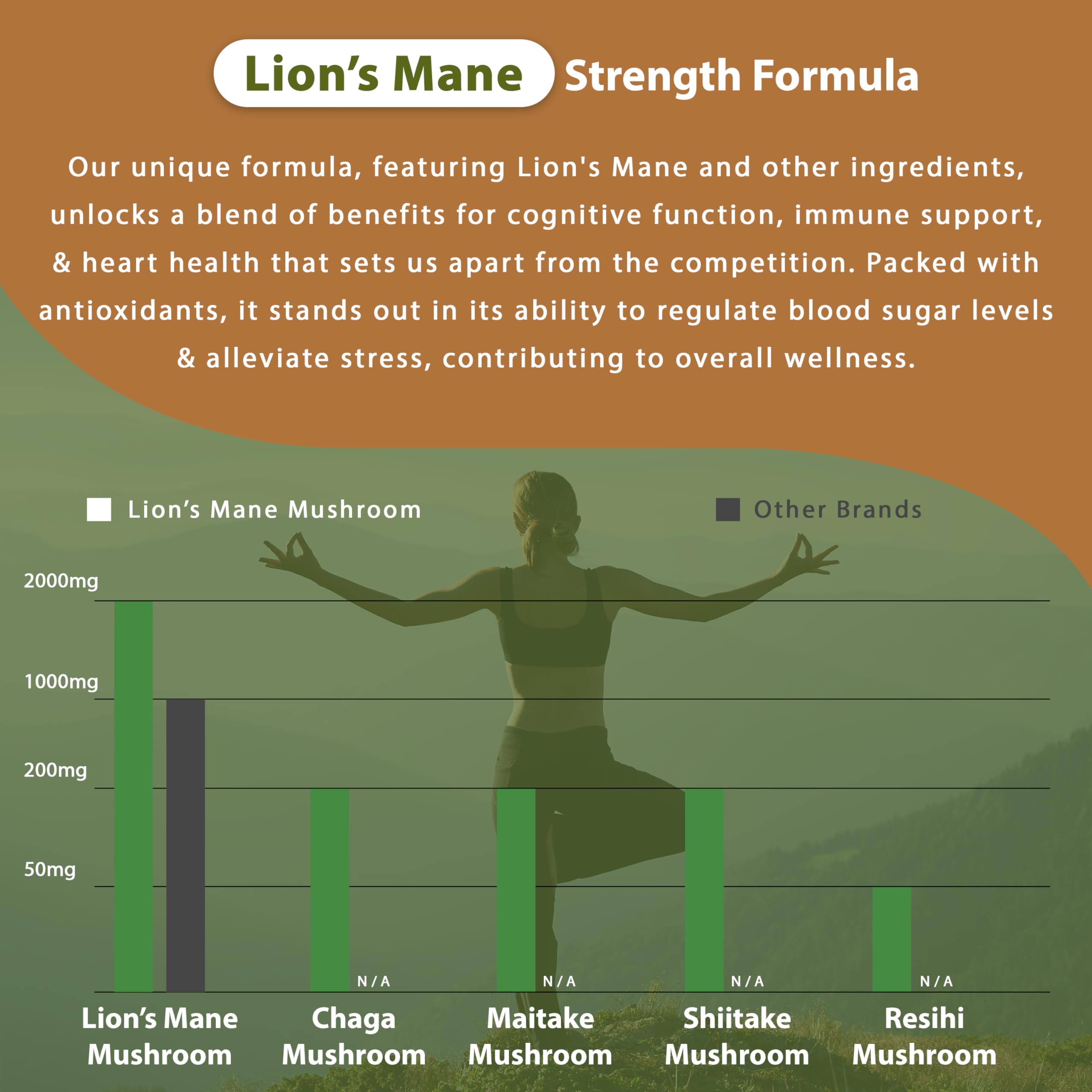 Lions Mane supplement for better concentration
