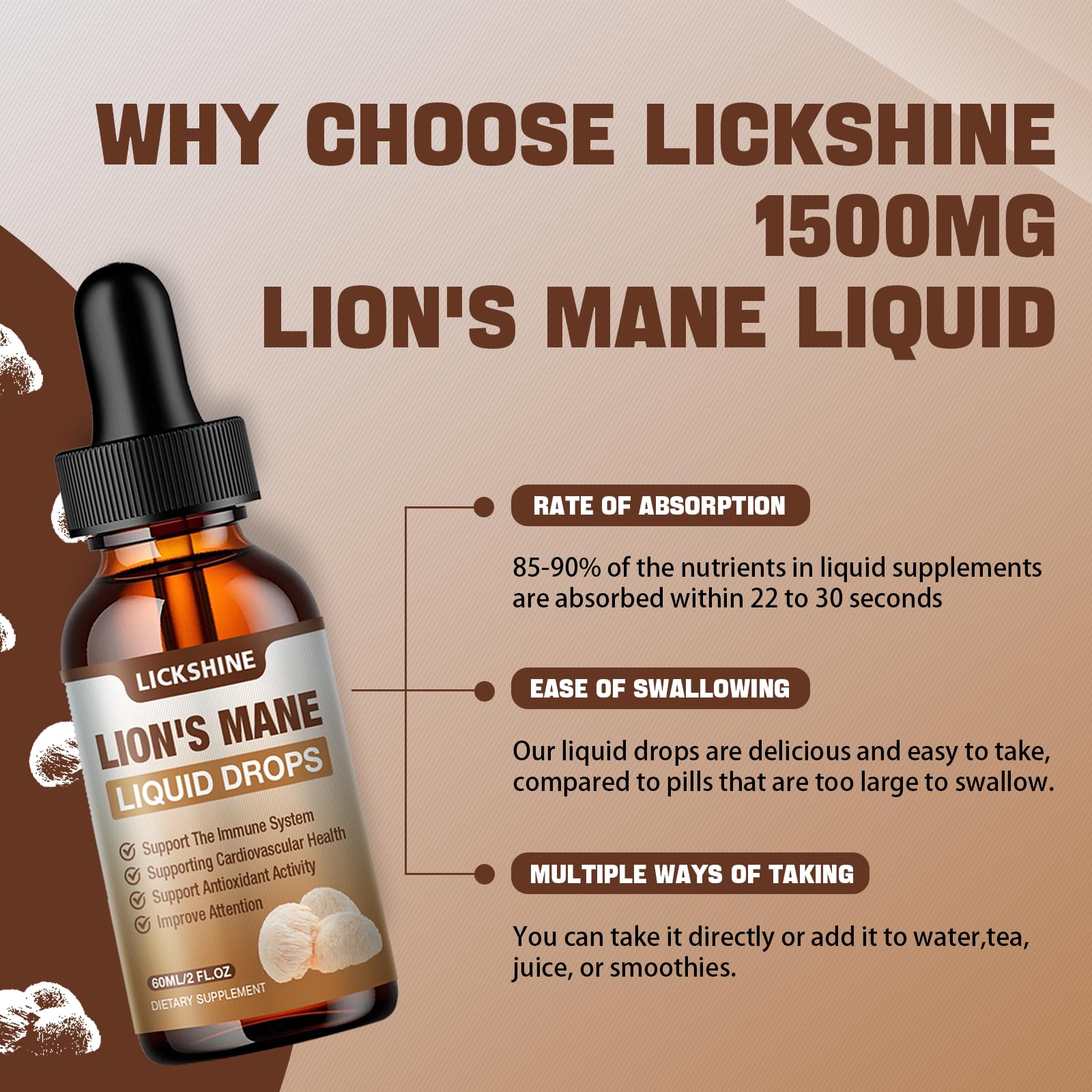 Lions Mane supplement for brain function