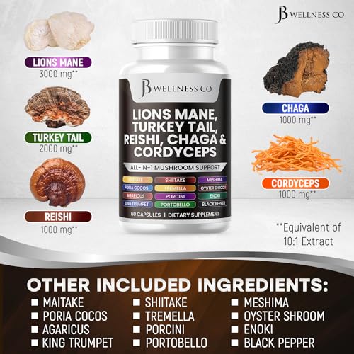 Lions Mane supplement for daily vitality