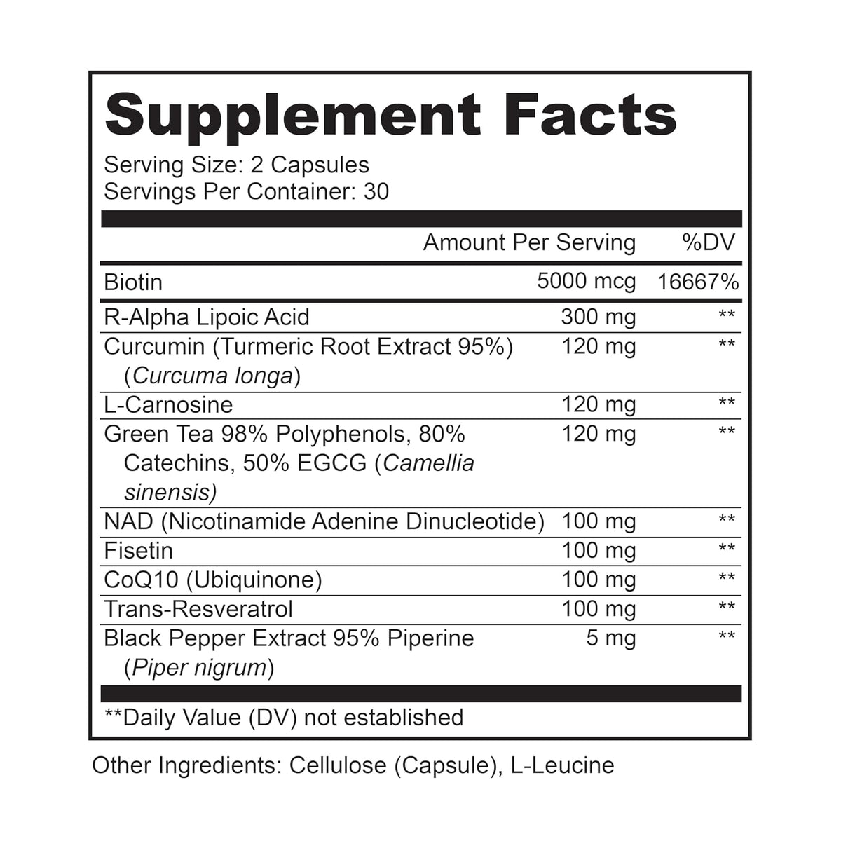 Lipoic acid supplements for energy