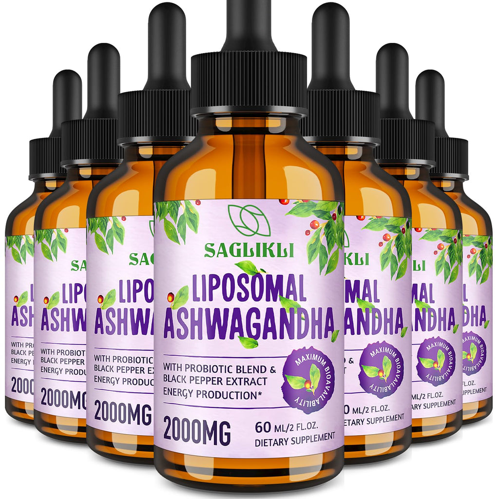 Liposomal ashwagandha liquid drops