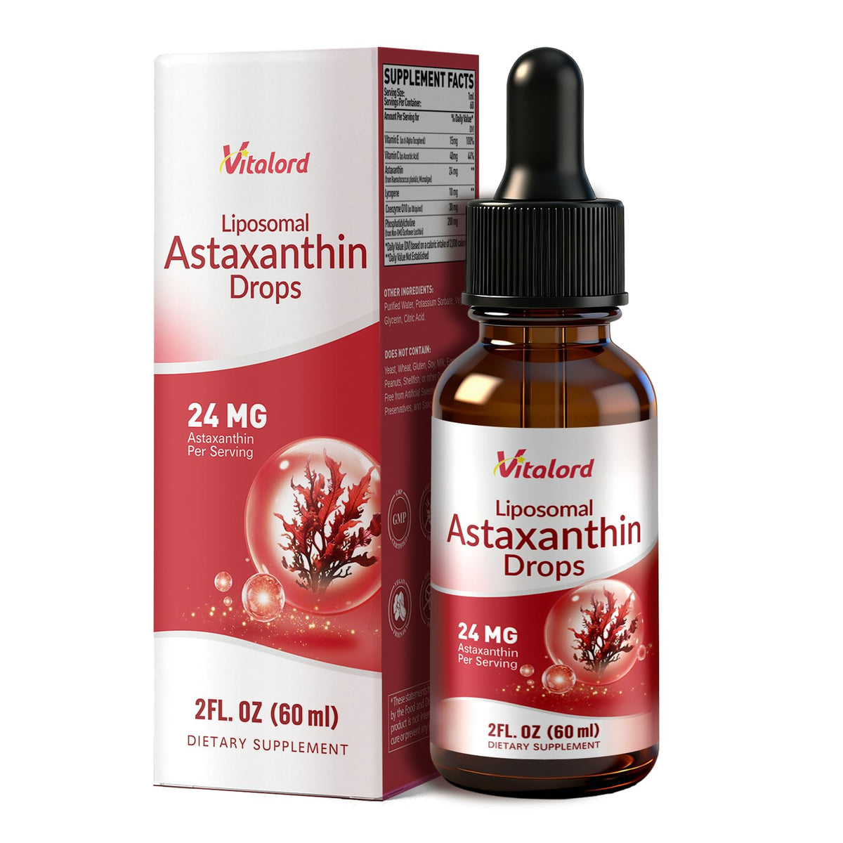 Liposomal Astaxanthin 24 mg supplement