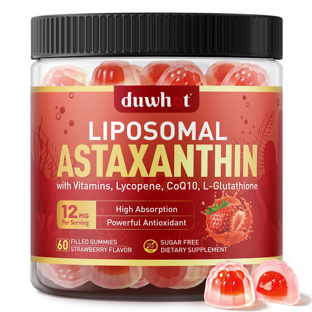 Liposomal Astaxanthin gummy supplements