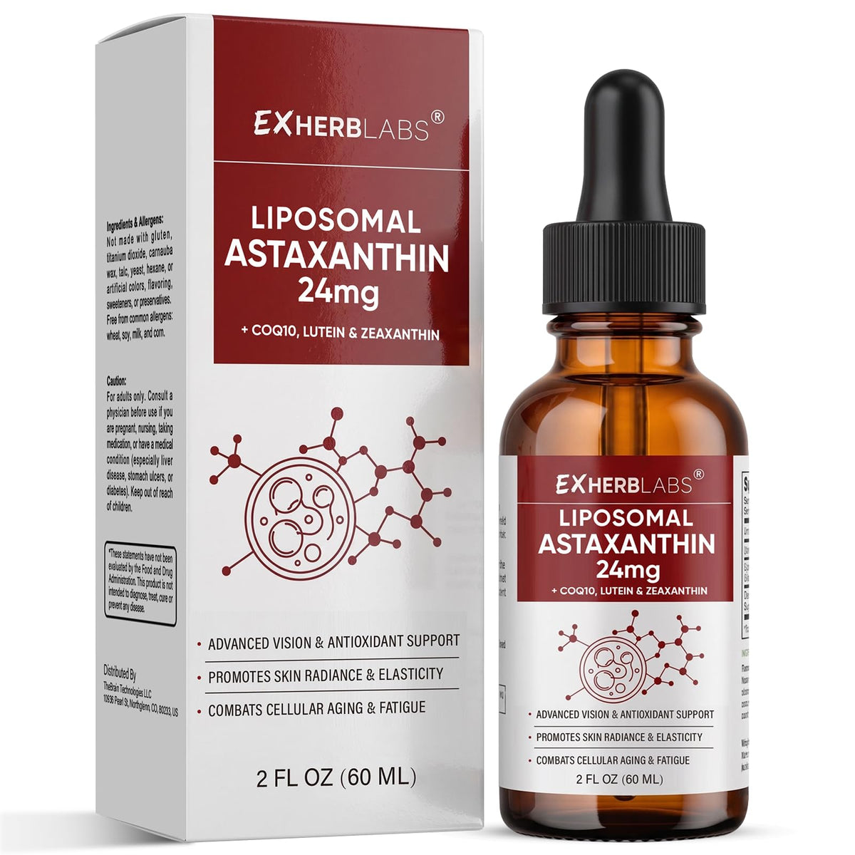 Liposomal Astaxanthin liquid drops