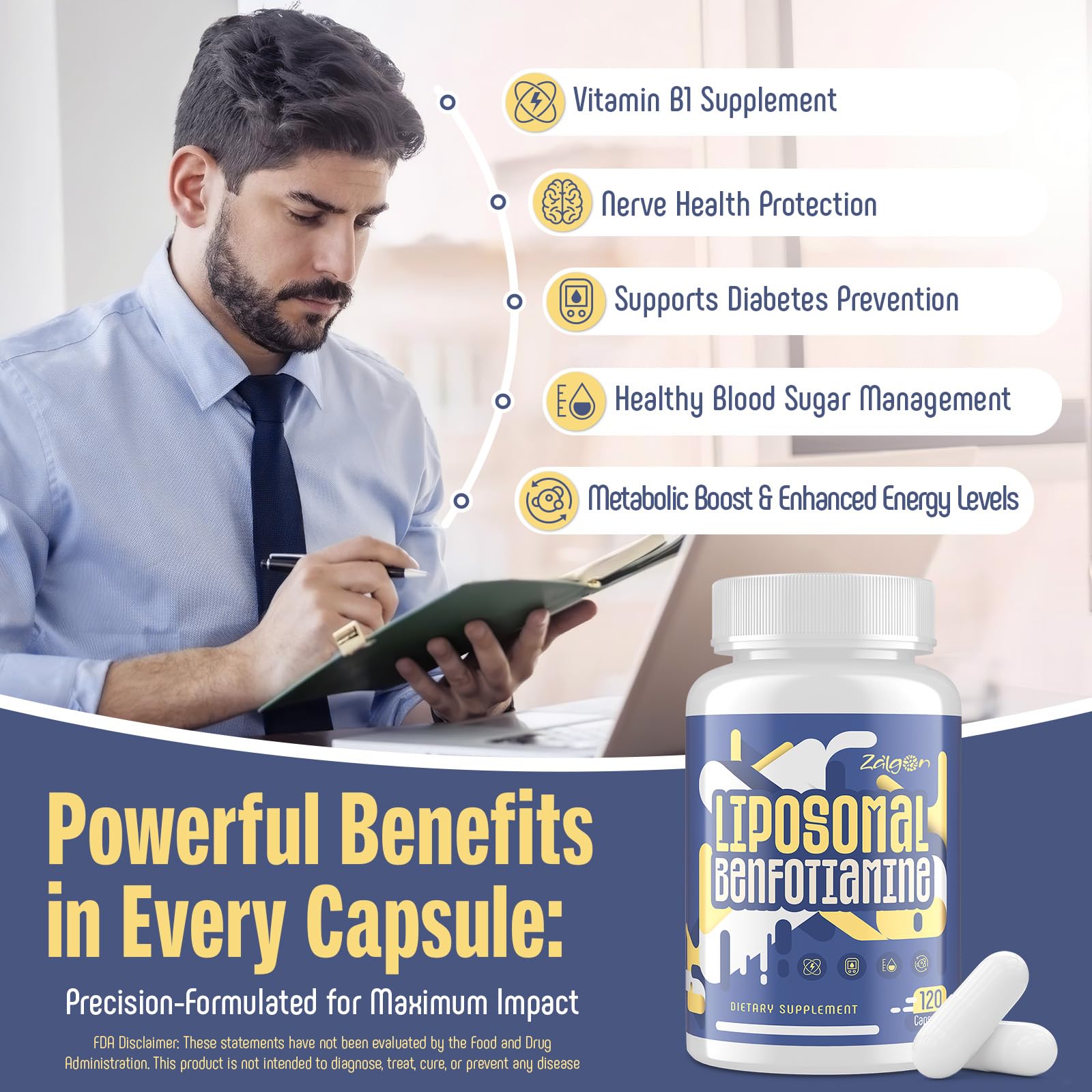 Liposomal Benfotiamine for energy support
