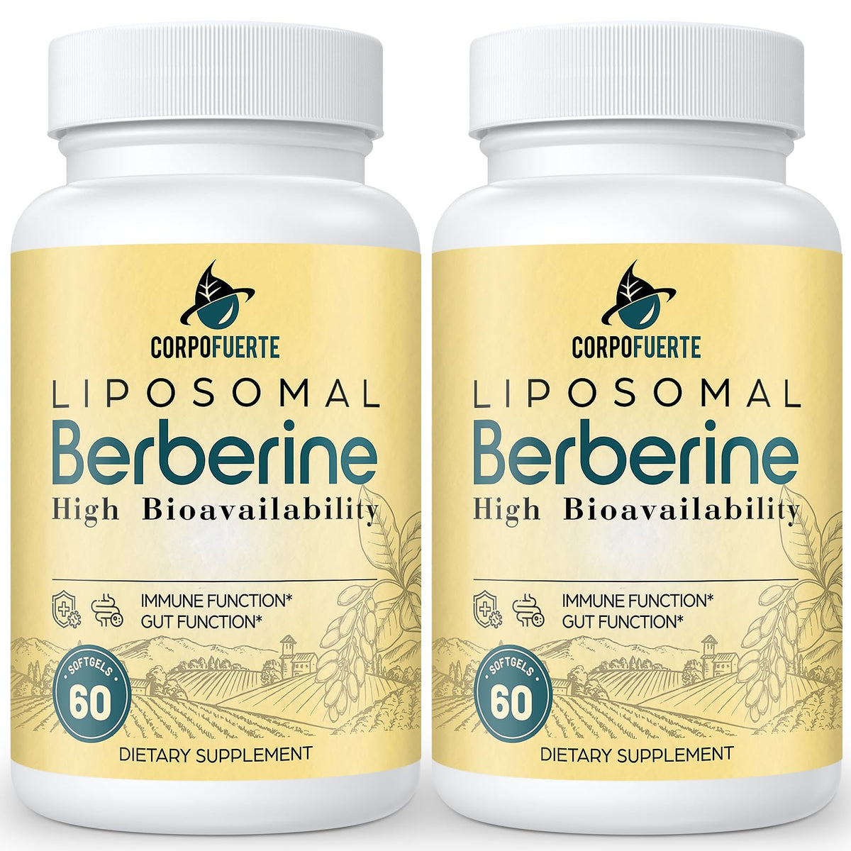 Liposomal berberine 500 mg softgels