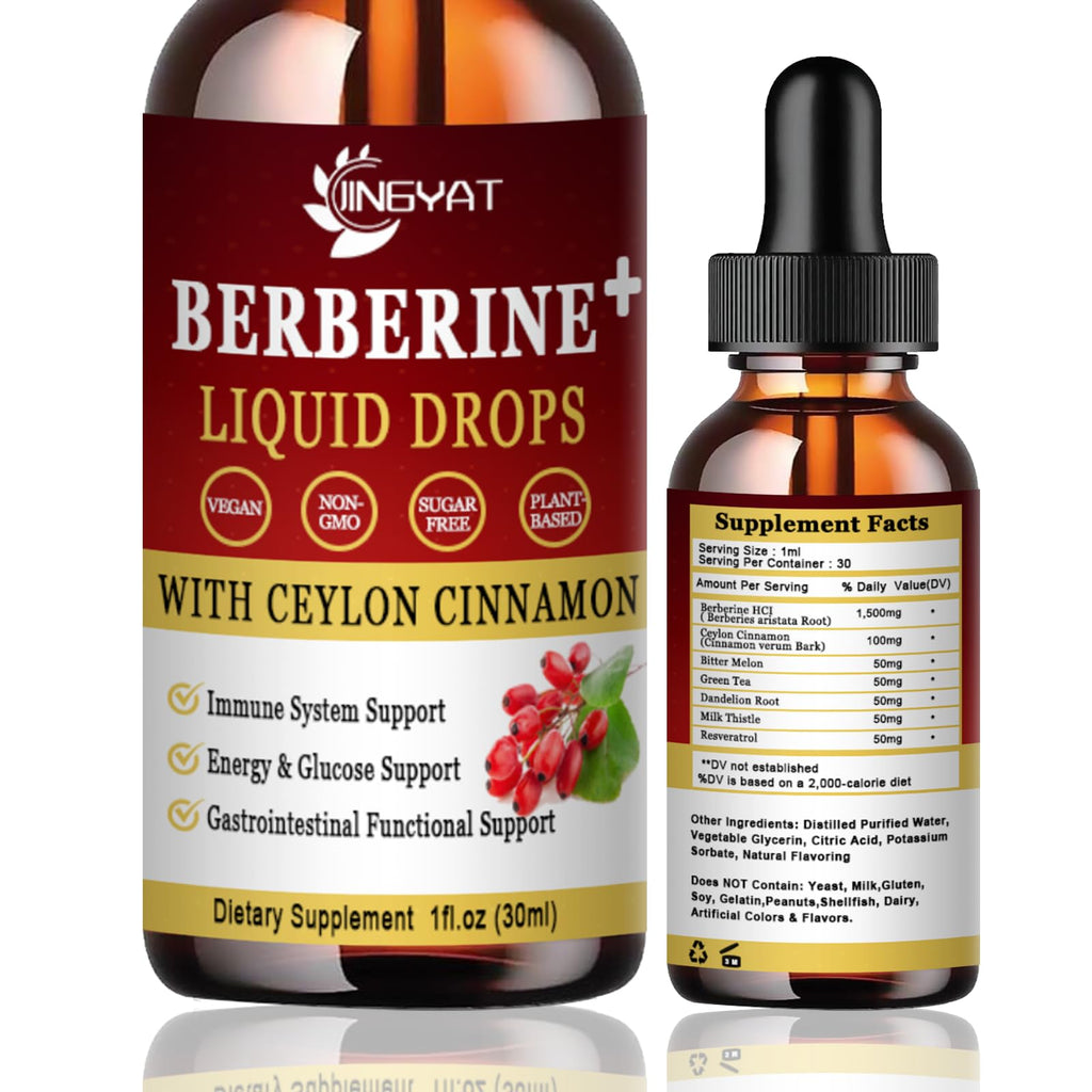 Liposomal berberine drops for health