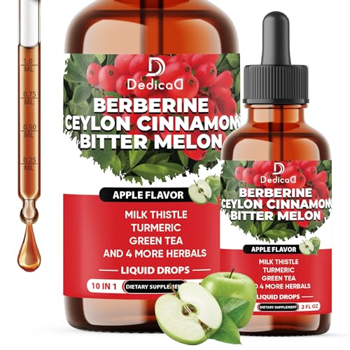 Liposomal berberine drops with cinnamon