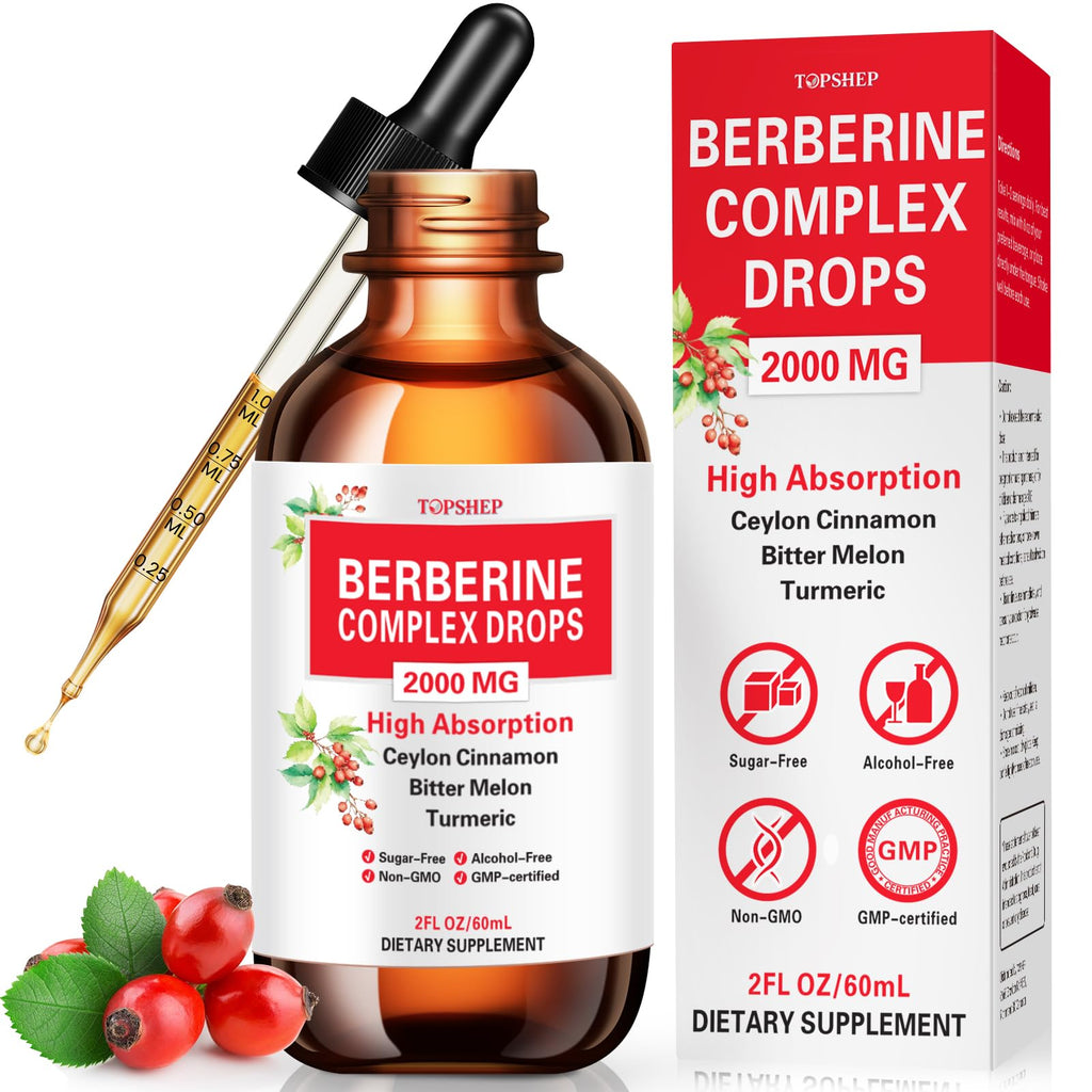 Liposomal berberine HCL drops
