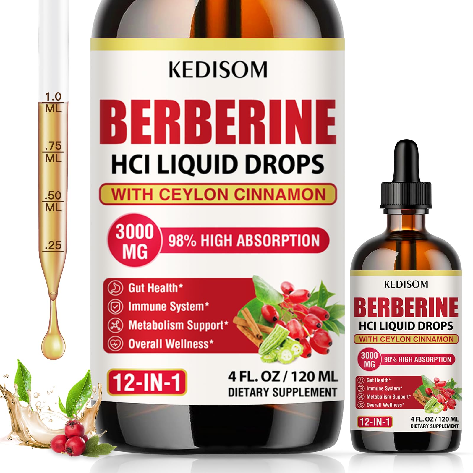 Liposomal berberine HCL supplement