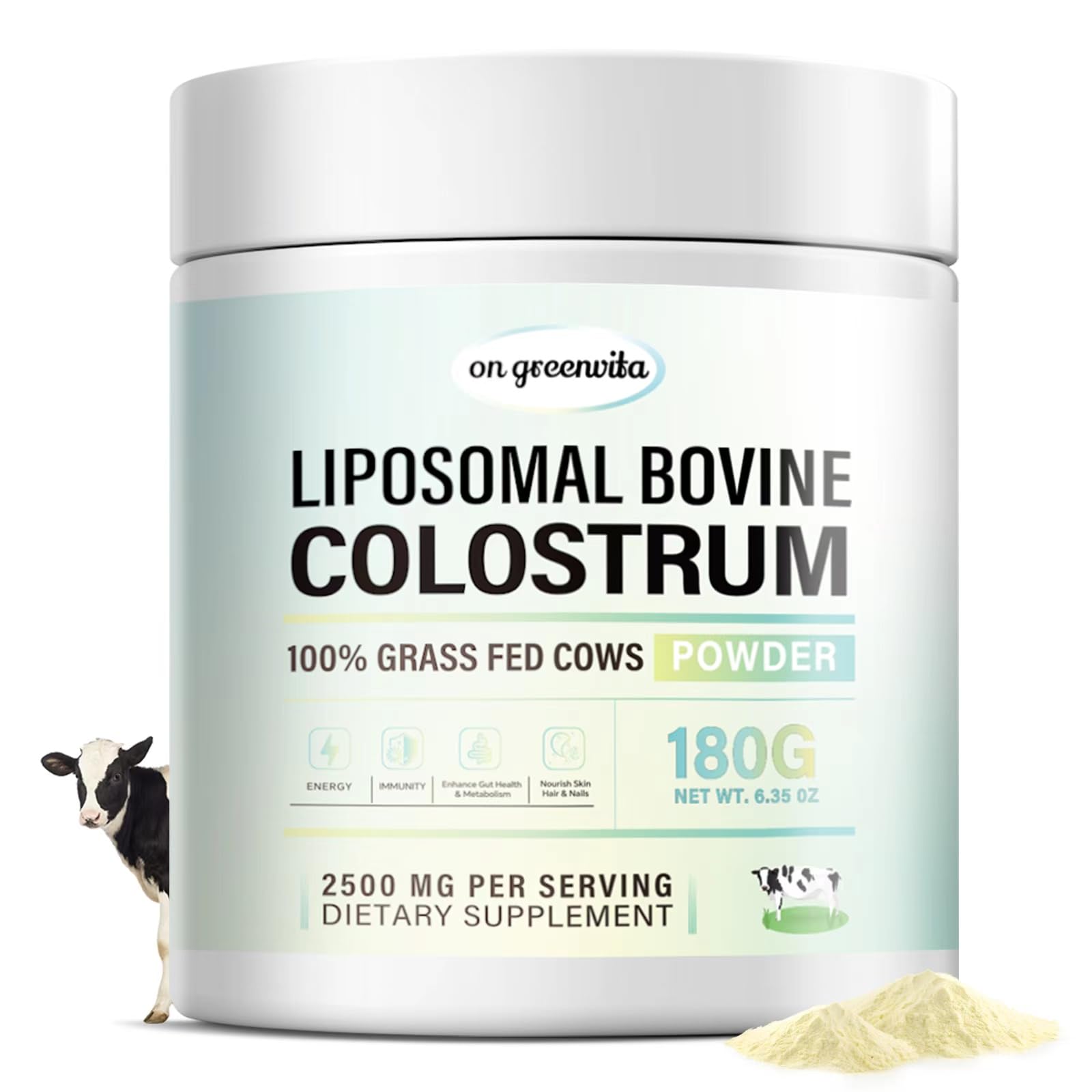 Liposomal bovine colostrum for gut health