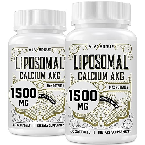 Liposomal calcium AKG softgels