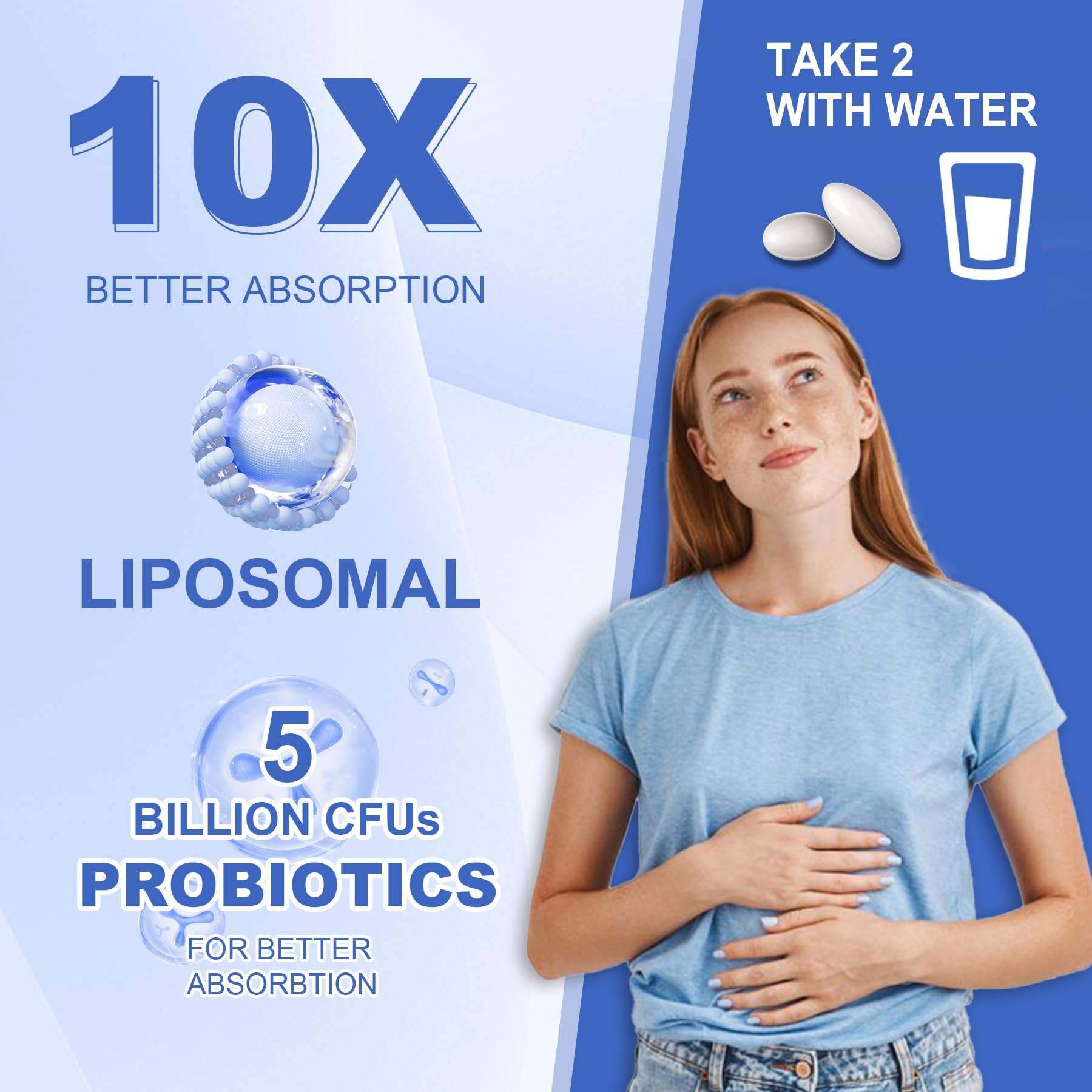 Liposomal calcium for improved absorption