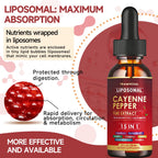 Liposomal cayenne drops for wellness