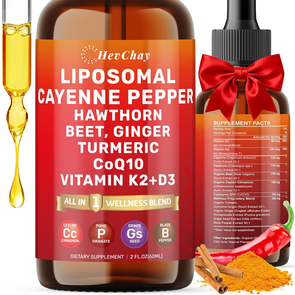 Liposomal cayenne pepper drops benefits