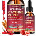 Liposomal cayenne pepper liquid drops
