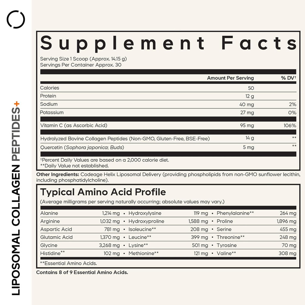 Liposomal collagen for skin health