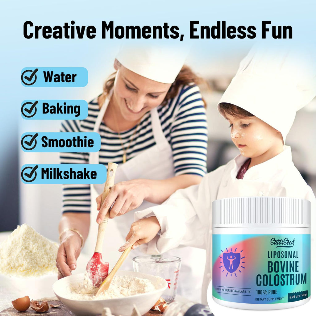 Liposomal colostrum for enhanced absorption