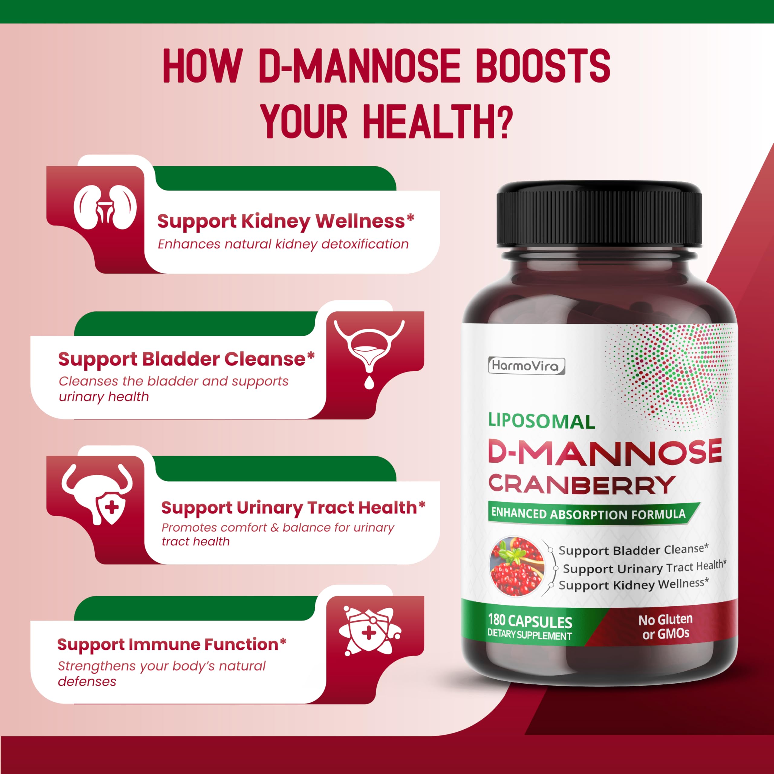 Liposomal D cranberry for better absorption