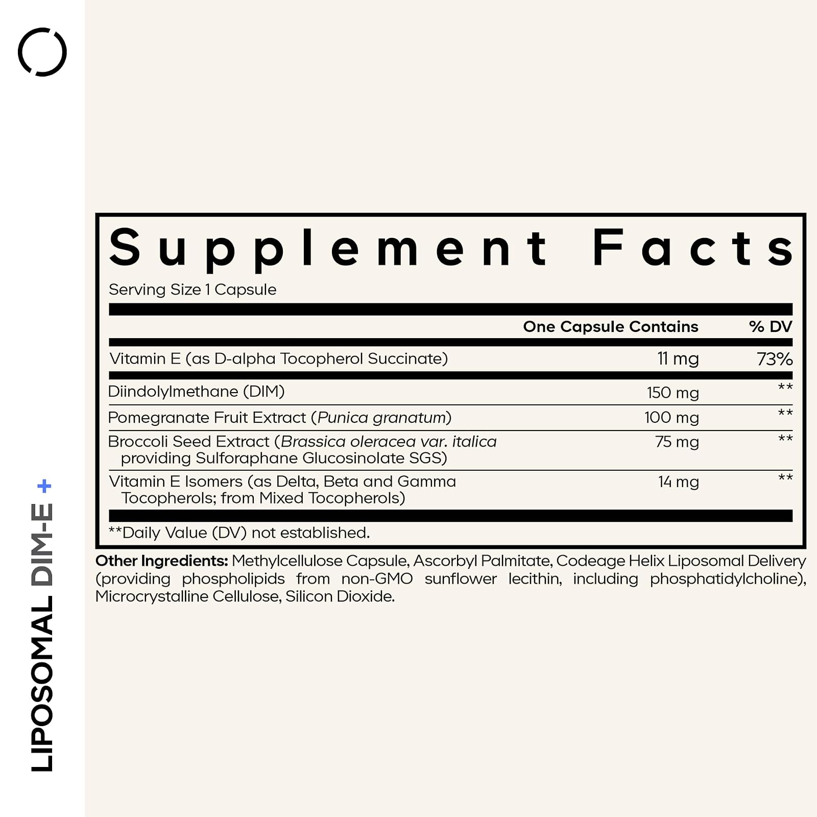 Liposomal DIM 300 mg capsules