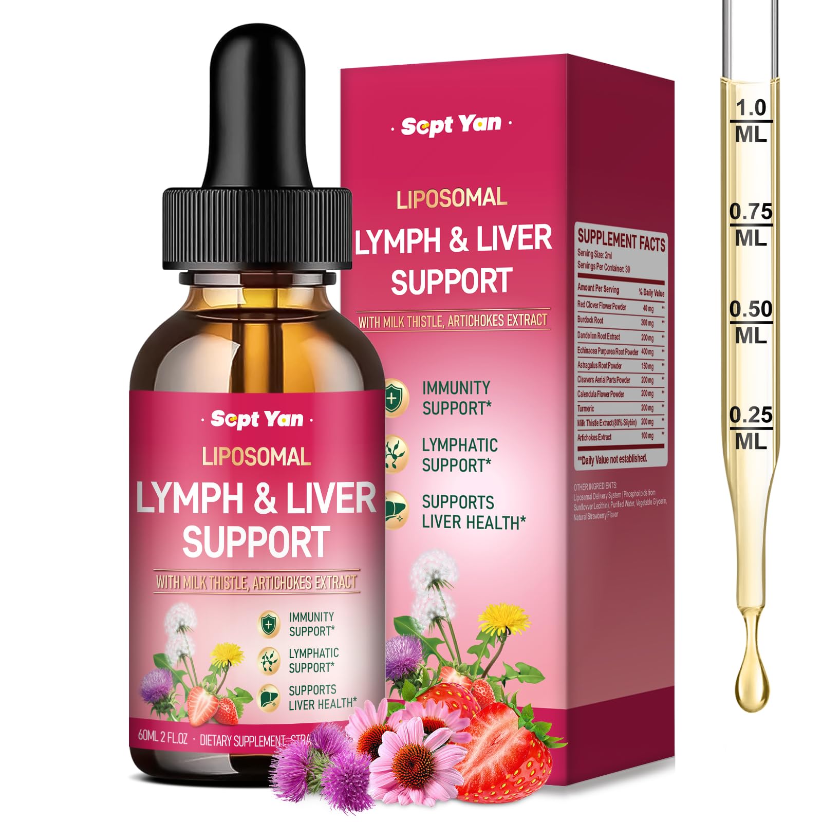 Liposomal drops for enhanced absorption