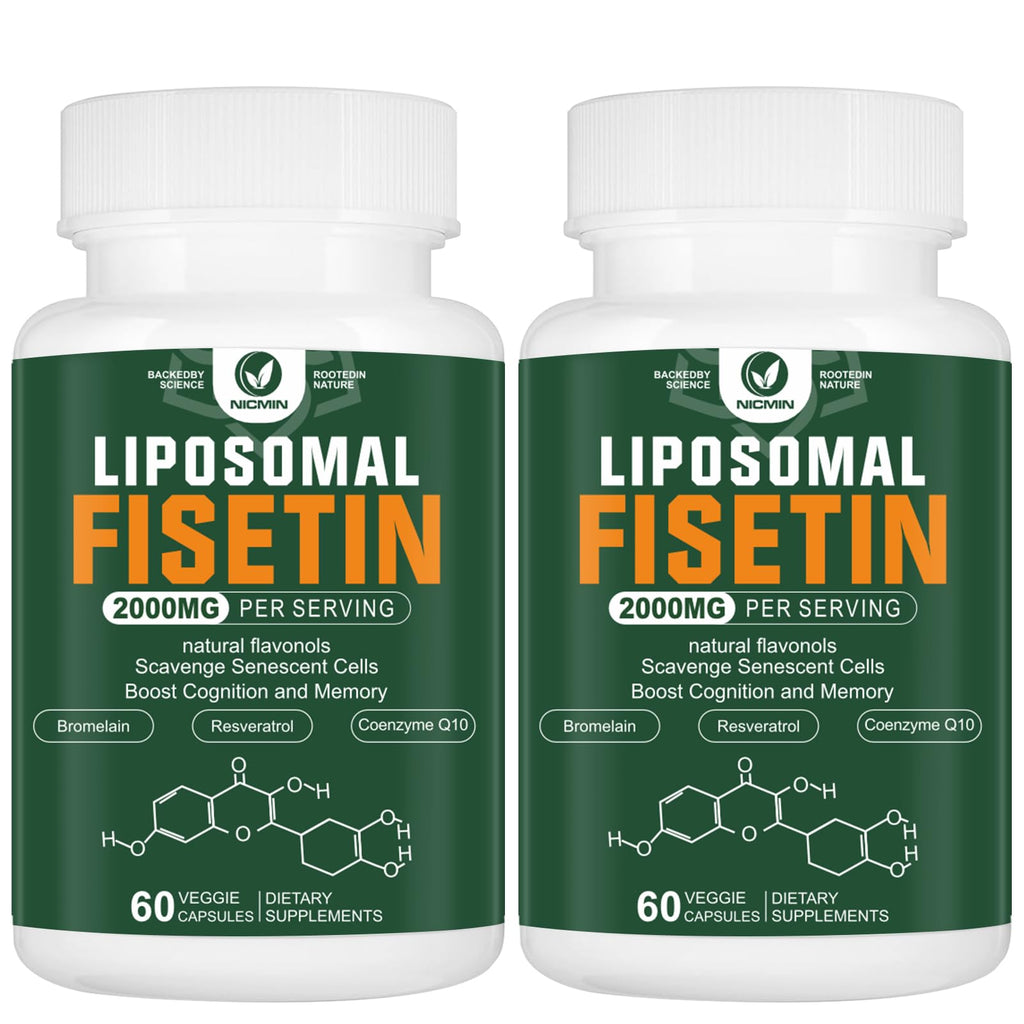 Liposomal Fisetin antioxidant capsules