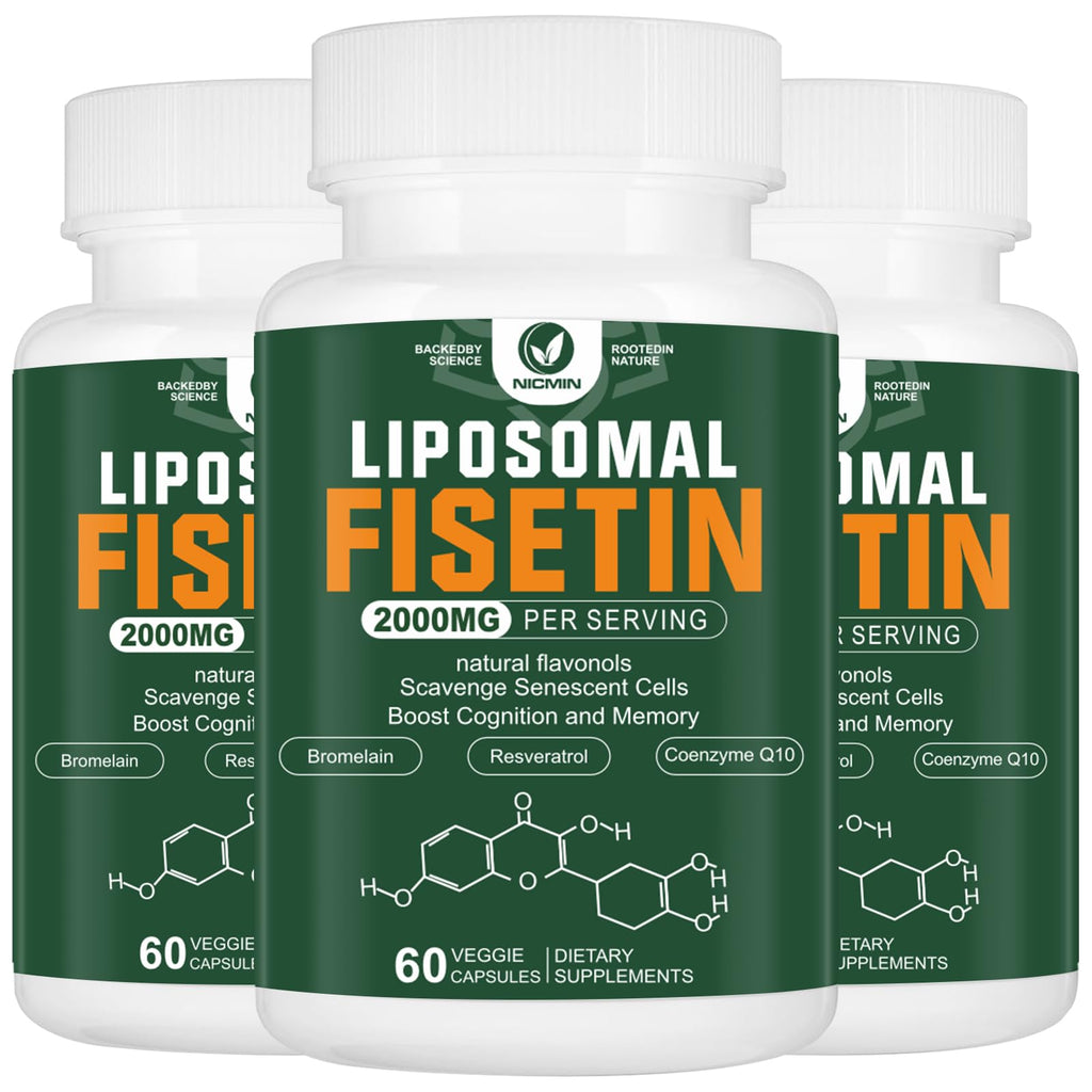 Liposomal Fisetin antioxidant capsules