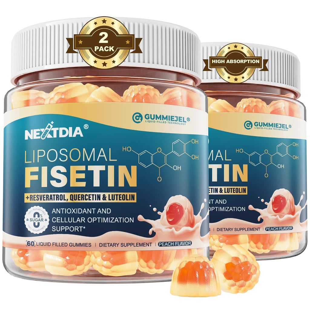 Liposomal Fisetin antioxidant gummies