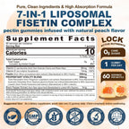 Liposomal Fisetin health benefits gummies