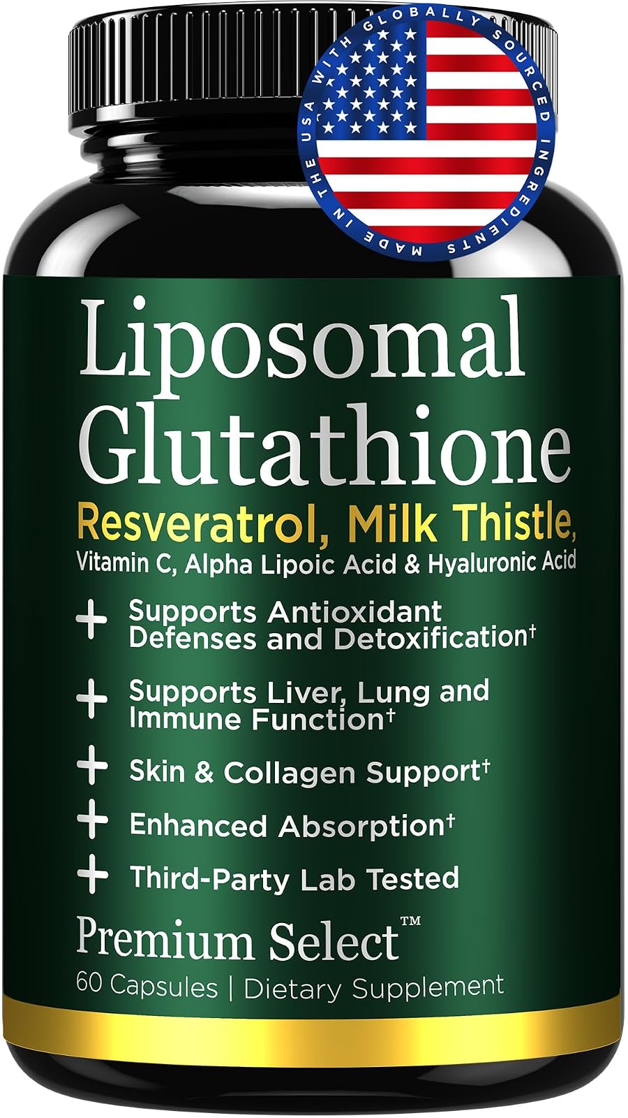 Liposomal Glutathione 500 mg capsules