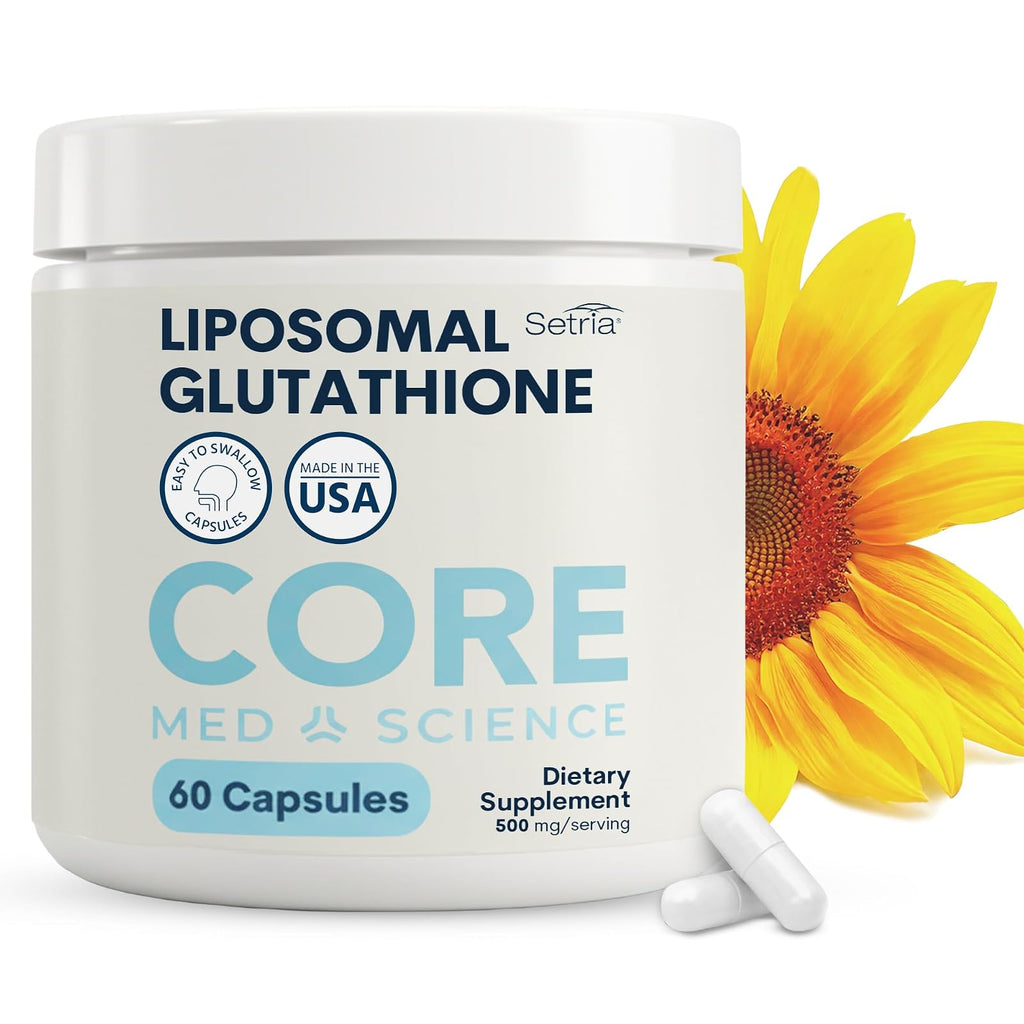 Liposomal glutathione 500 mg capsules