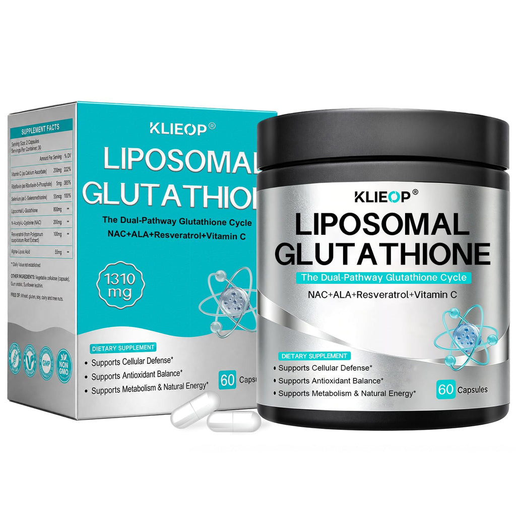 Liposomal Glutathione antioxidant capsules