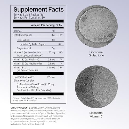 liposomal glutathione for enhanced absorption