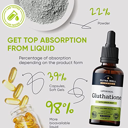 Liposomal glutathione for overall wellness