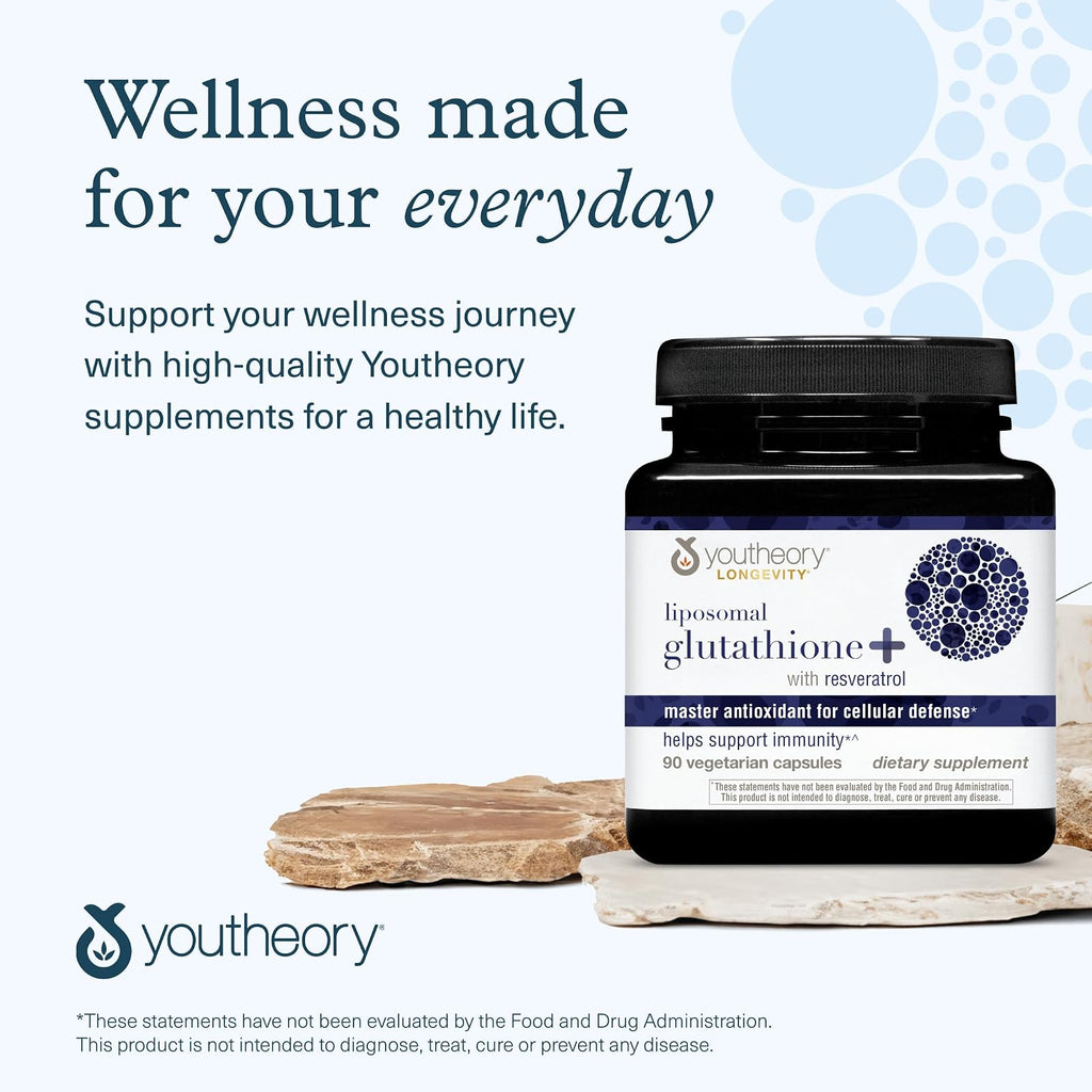 Liposomal glutathione for overall wellness