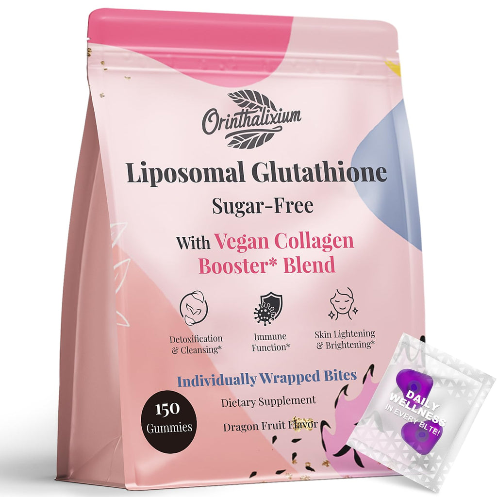 Liposomal glutathione gummy supplements
