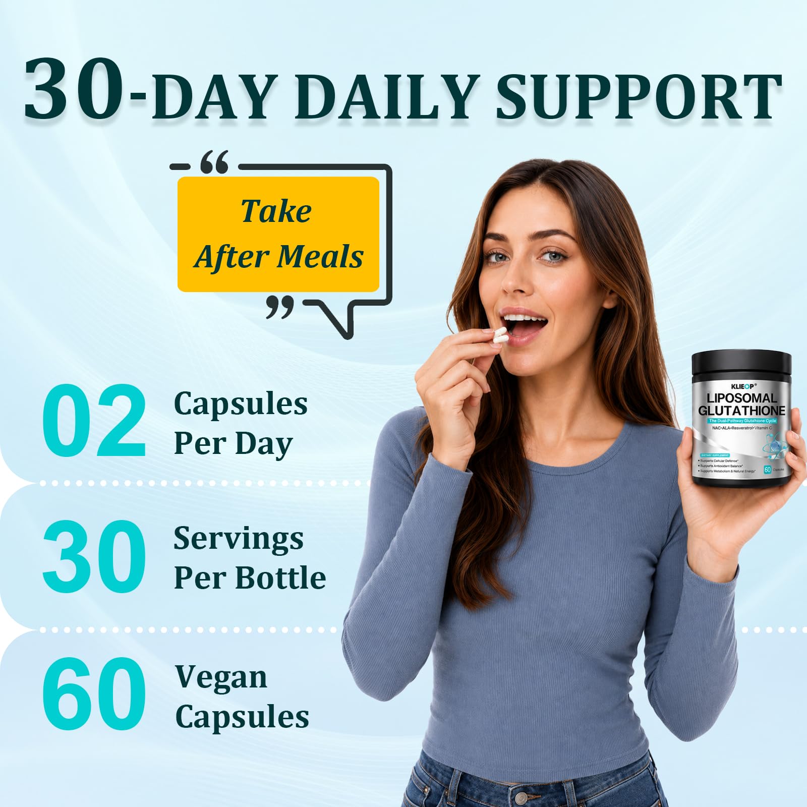 Liposomal Glutathione immune support supplement