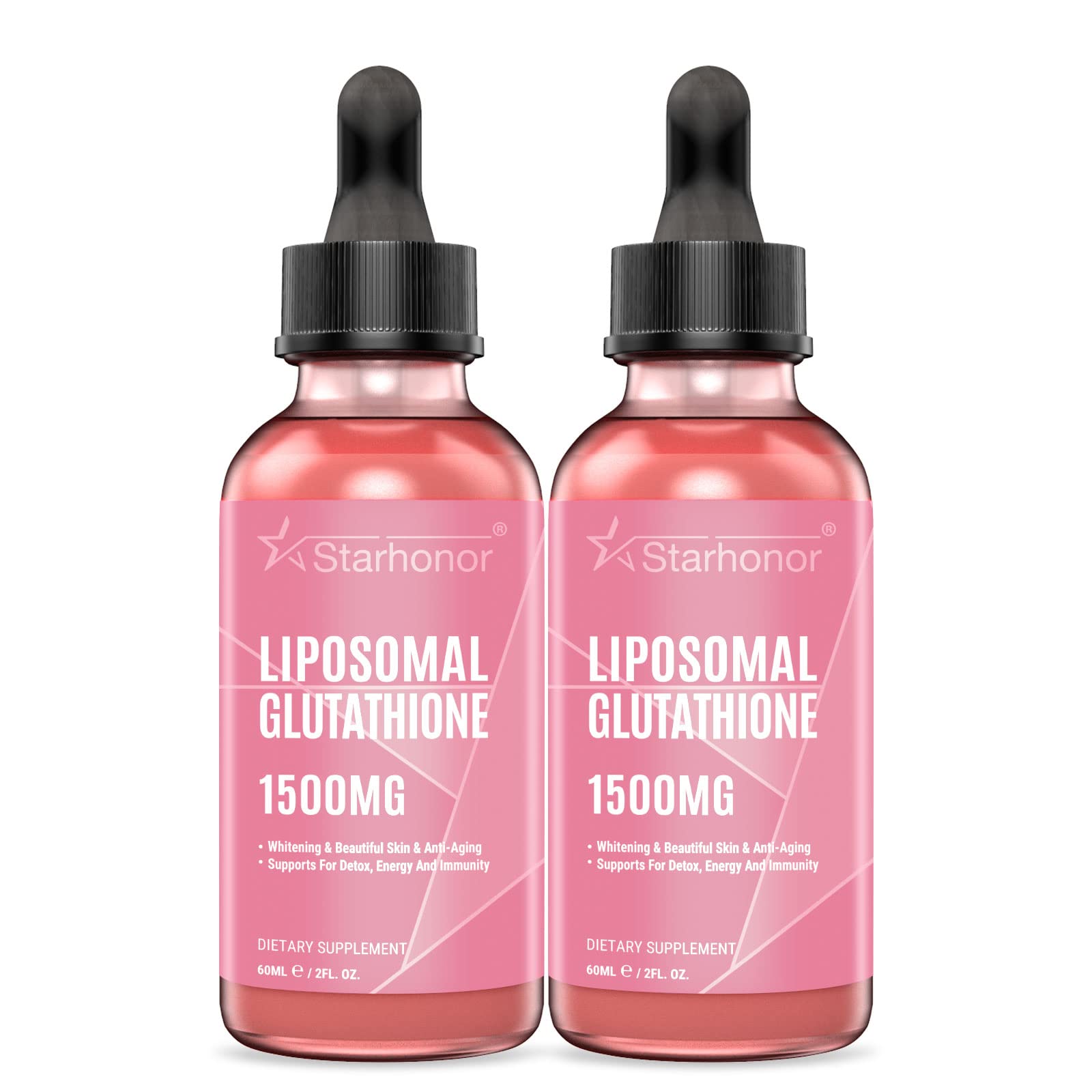 Liposomal glutathione liquid detox support