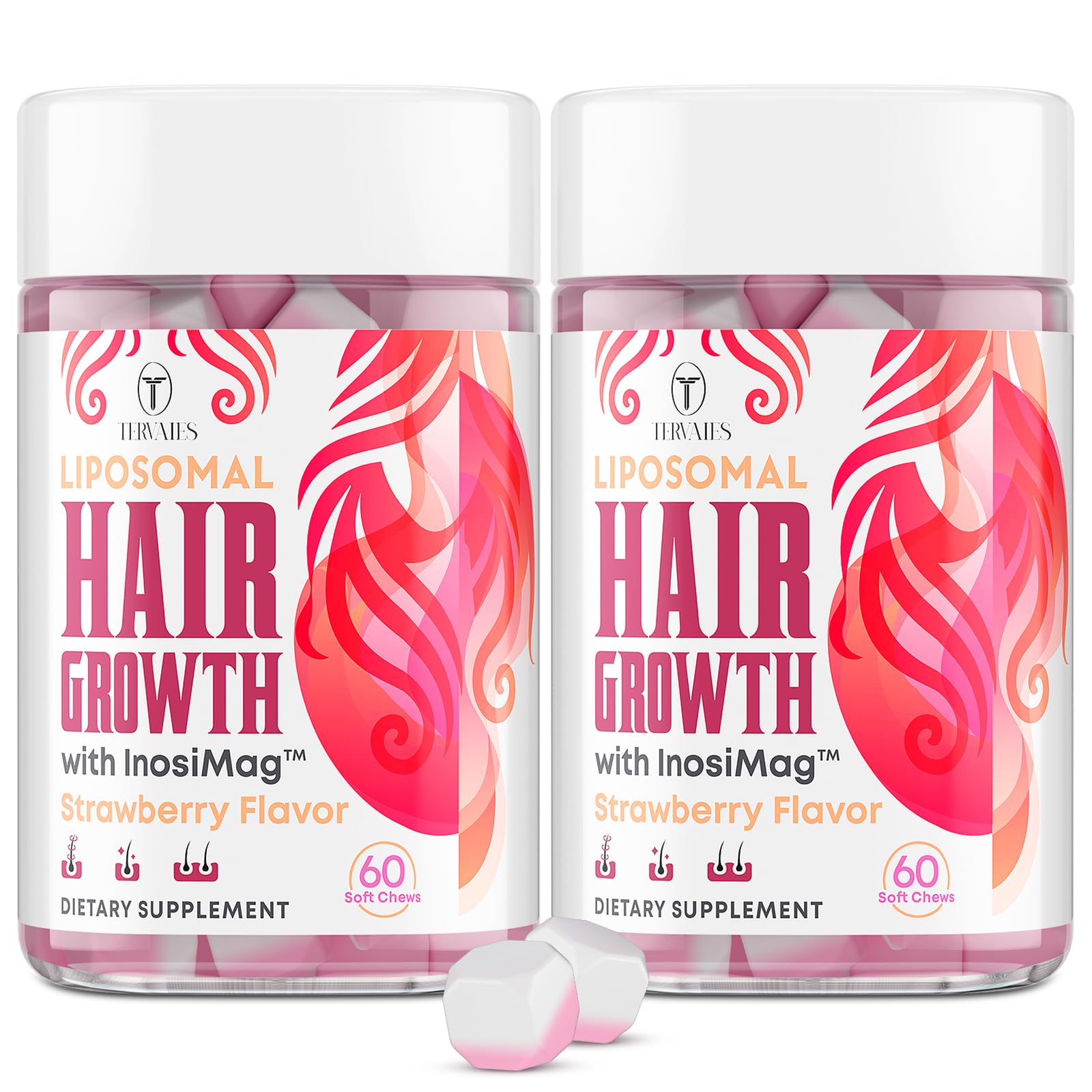 Liposomal hair growth vitamins soft chews