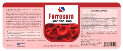Liposomal iron for better absorption