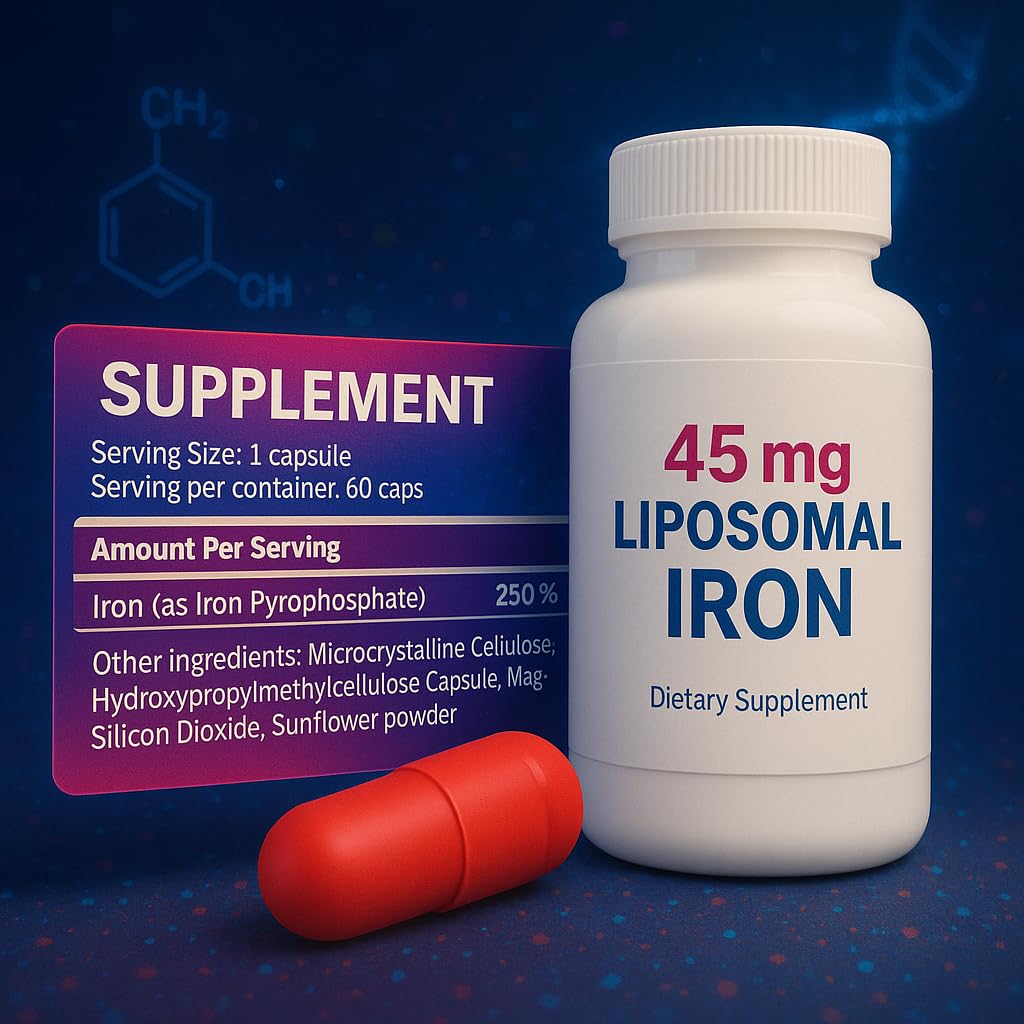Liposomal iron for better absorption