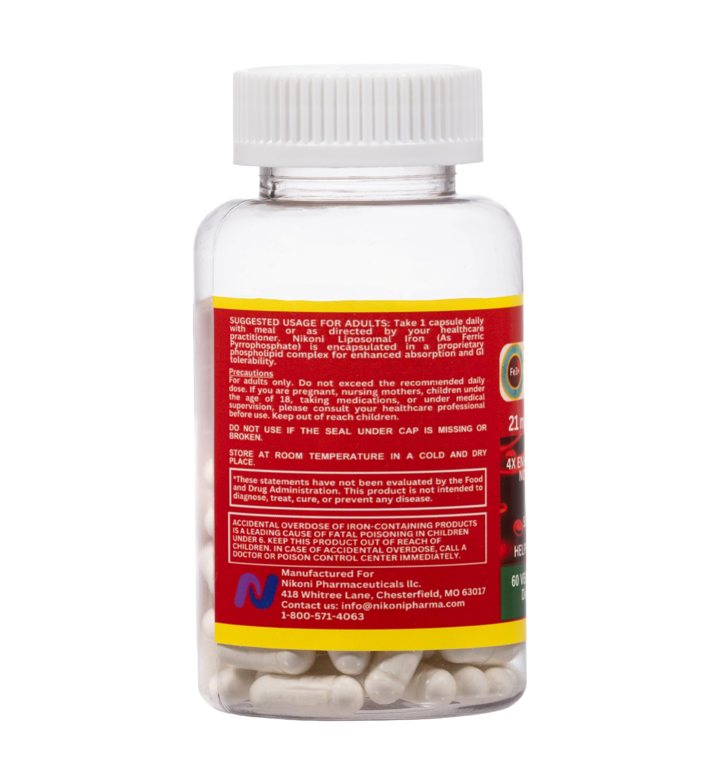 Liposomal iron for better absorption